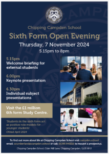 Chipping Campden School Sixth Form – Inspire | Empower | Excel